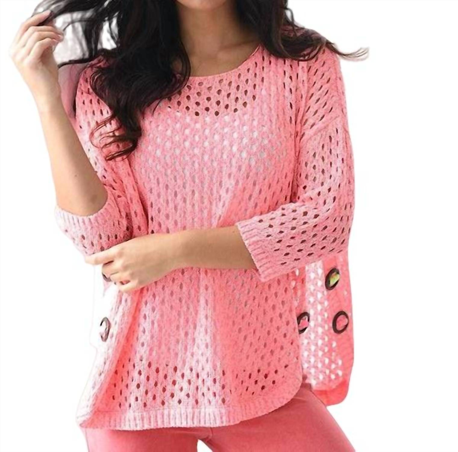 French Kyss - Aimee Wooden Button Poncho – Steals